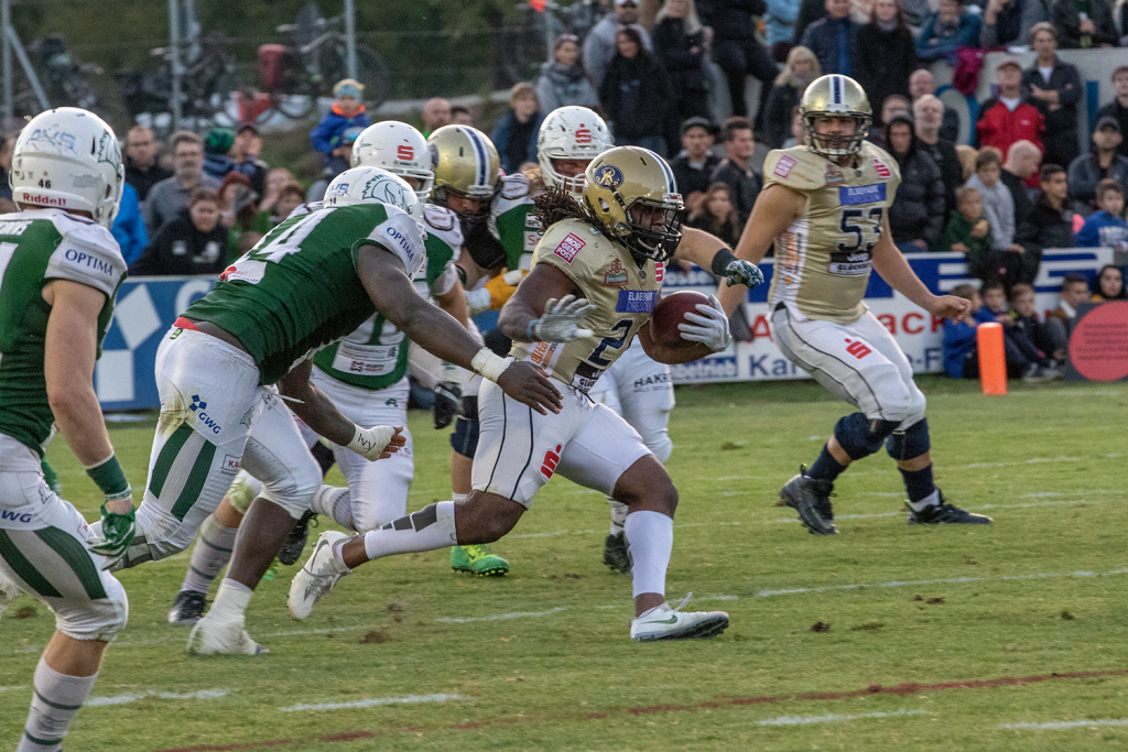 Glen Toonga 2019 im golden Jersey! - Erima GFL